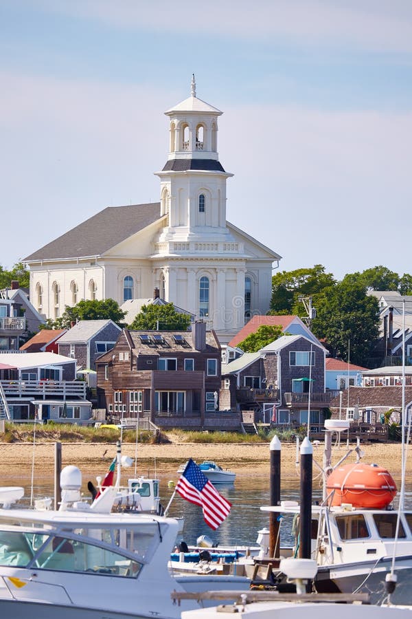 Cape Cod Provincetown Port Massachusetts US Stock Image - Image of ...