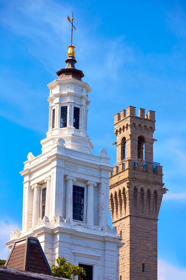 Cape Cod Provincetown Pilgrim Tower Massachusetts Stock Photo - Image ...