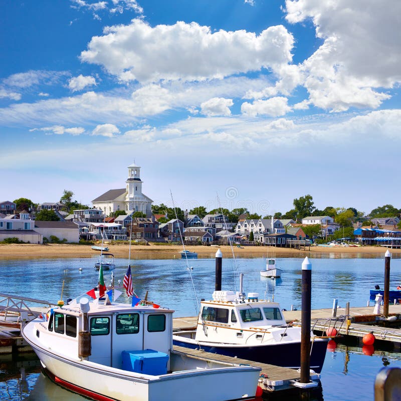 Cape Cod Provincetown Port Massachusetts US Stock Photo - Image of ...