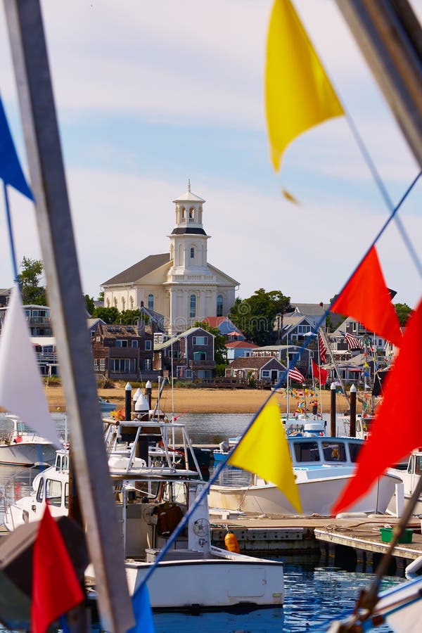 Cape Cod Provincetown Port Massachusetts US Stock Photo - Image of ...