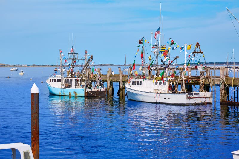 Cape Cod Provincetown Port Massachusetts US Stock Image - Image of ...