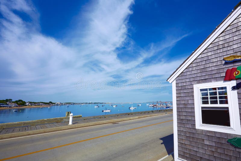 Cape Cod Provincetown Port Massachusetts US Stock Photo - Image of ...