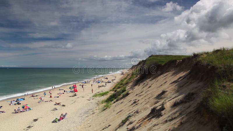 Cape Cod Sandy Neck Beach in Barnstable Stock Video - Video of states ...