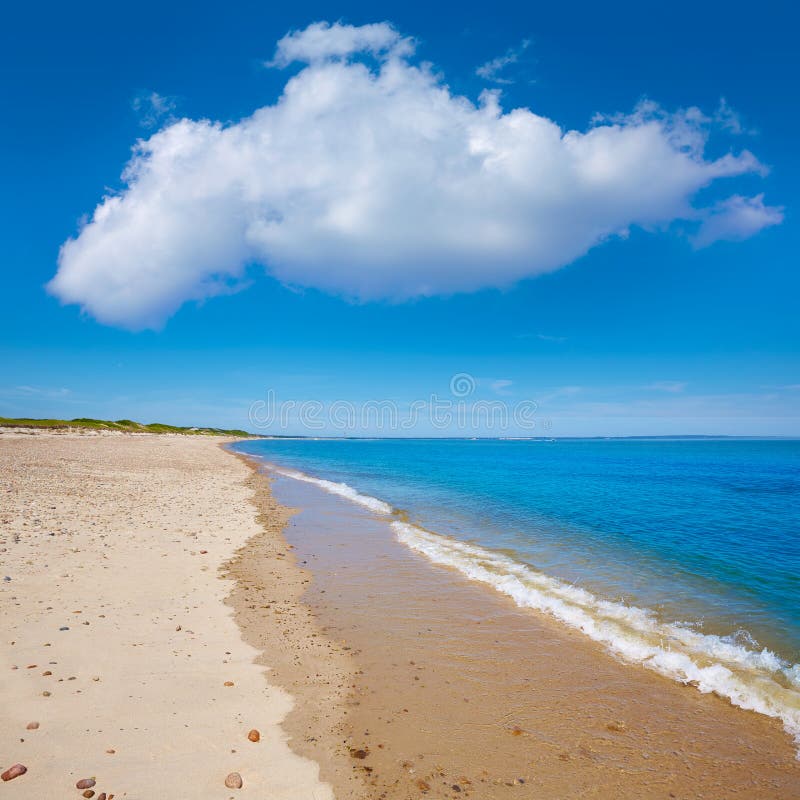 Cape Cod Sandy Neck Beach Massachusetts US Stock Image - Image of ...