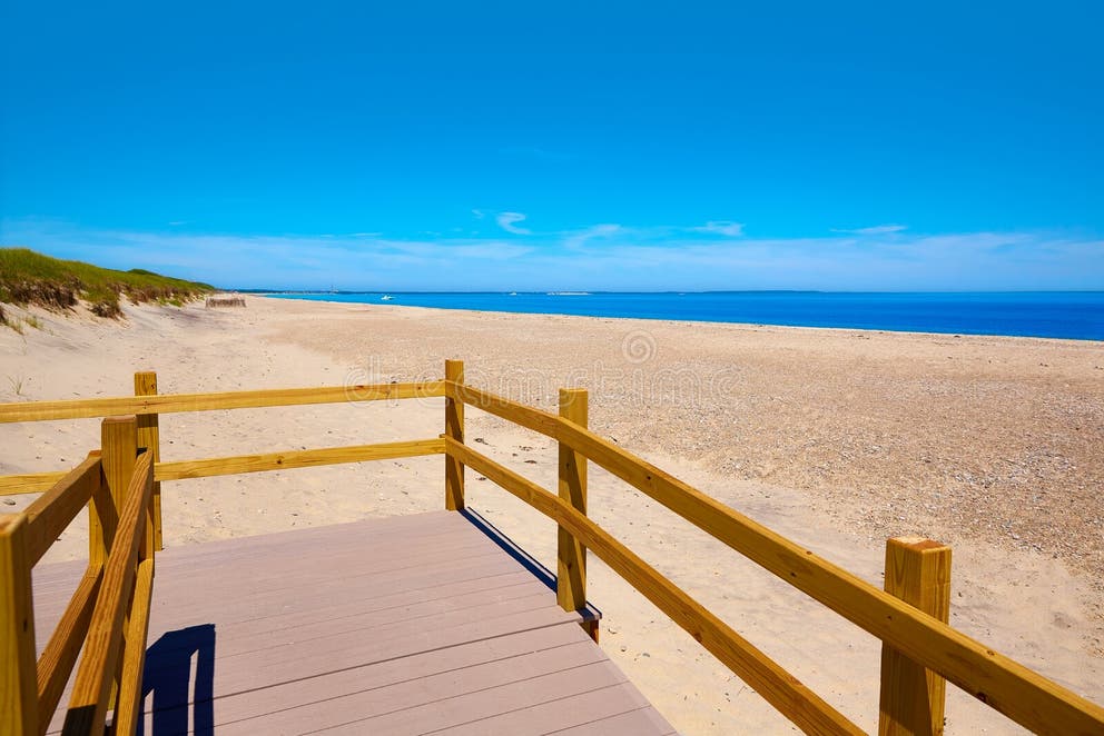 Cape Cod Sandy Neck Beach Massachusetts US Stock Image - Image of shore ...