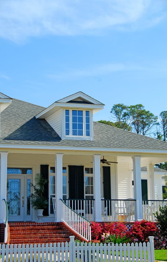 White Cape Cod Style Home stock photo. Image of houses - 24230156