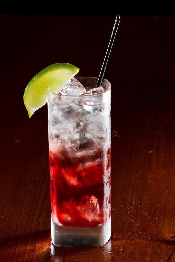 Cape Cod, Vodka and Cranberry Stock Photo - Image of classic, fresh ...