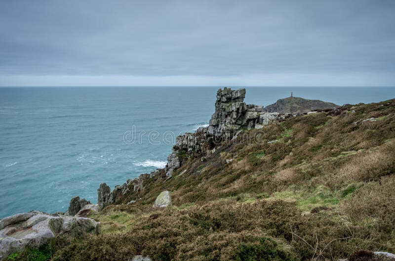 Cape Cornwall In Cornwall England Uk Kernow Stock Photo - Image of ...