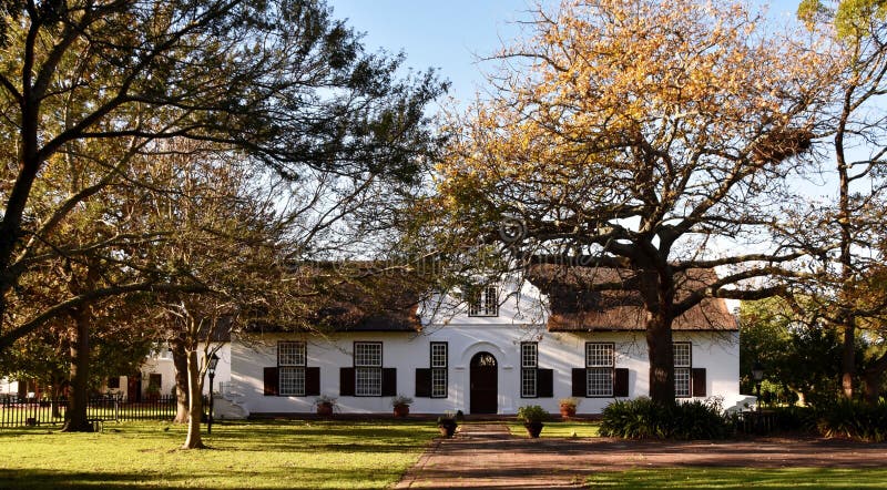 Cape Dutch Farm House stock photo. Image of stellenbosch - 191963378