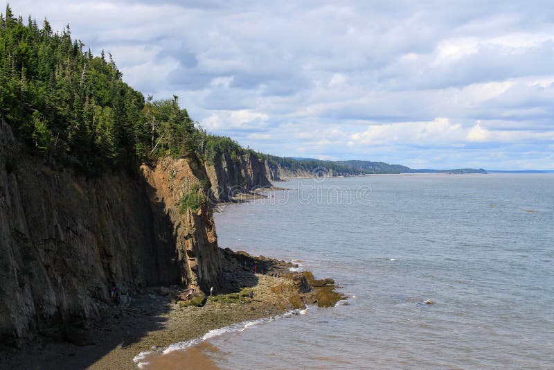Cape Enrage, New Brunswick, Canada Stock Image - Image of landscape ...