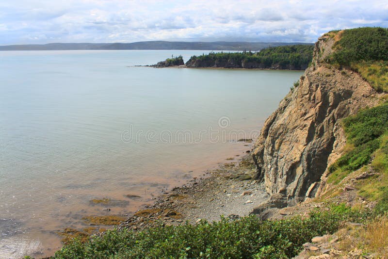 Cape Enrage, New Brunswick, Canada Stock Photo - Image of rugged ...