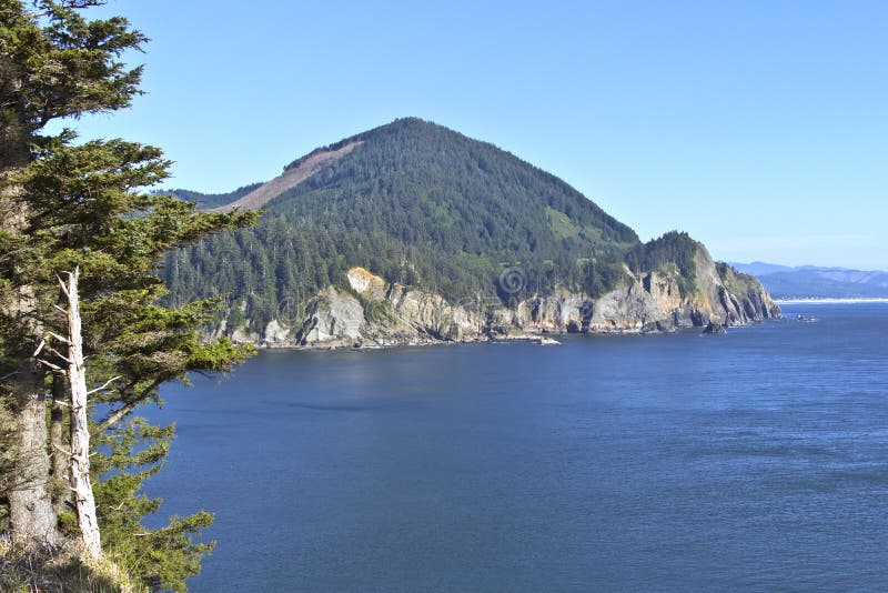 Cape Falcon Viewpoint Oregon Coast. Stock Photo - Image of rocks ...