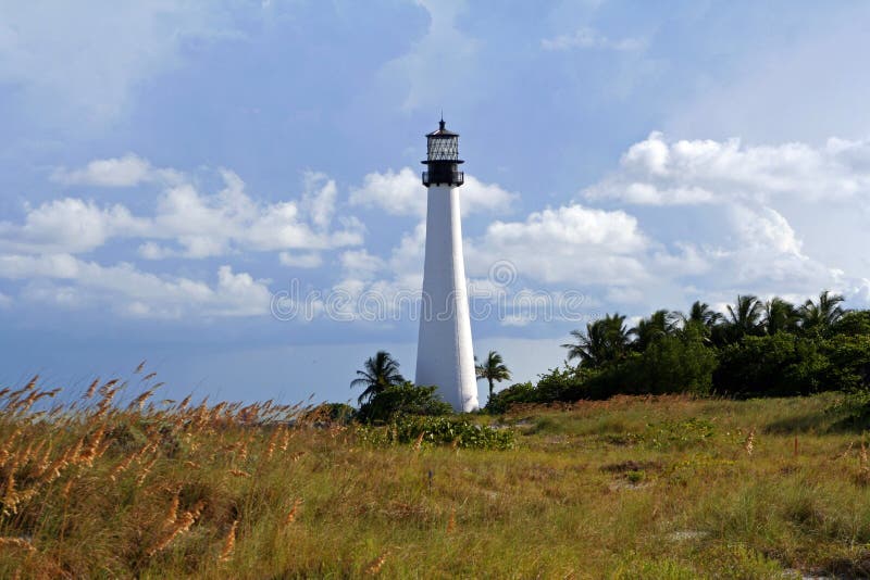Cape Florida Lighthouse stock image. Image of miami, america - 11649463