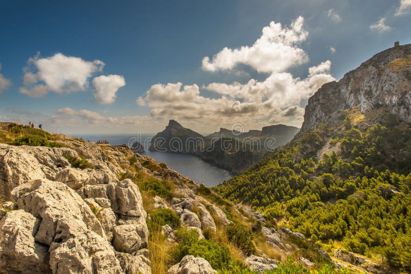 Cape Formentor in the Coast of Mallorca Stock Image - Image of spanish ...