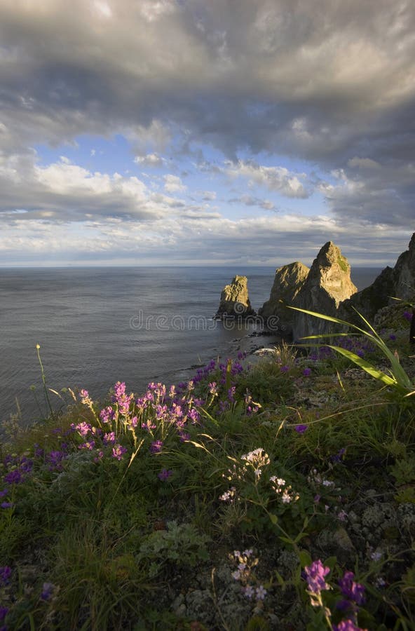 Cape four rocks stock image. Image of beach, water, illuminated - 14934055