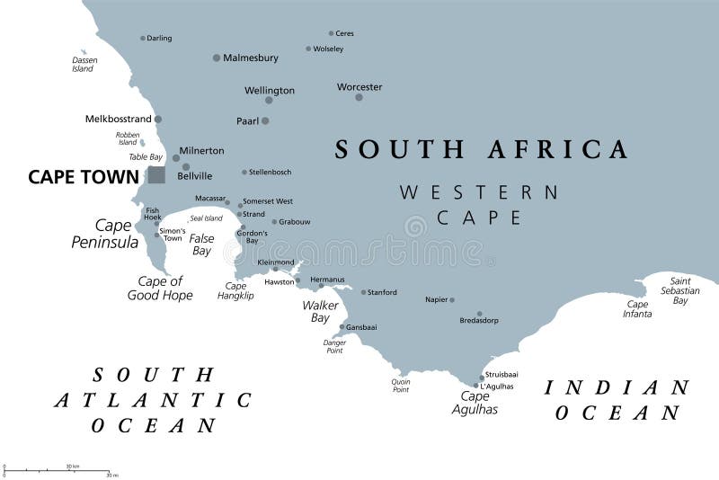 Africa Map Cape Of Good Hope