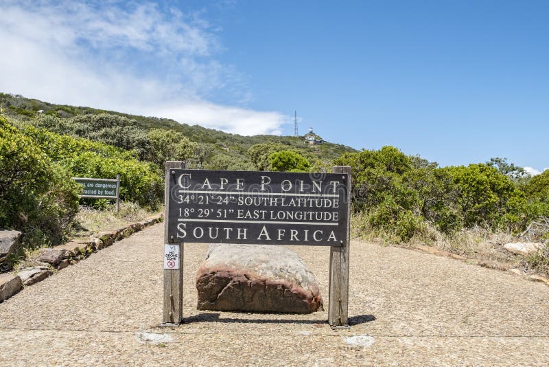 Cape of Good Hope Sign Cape Point Stock Image - Image of track ...