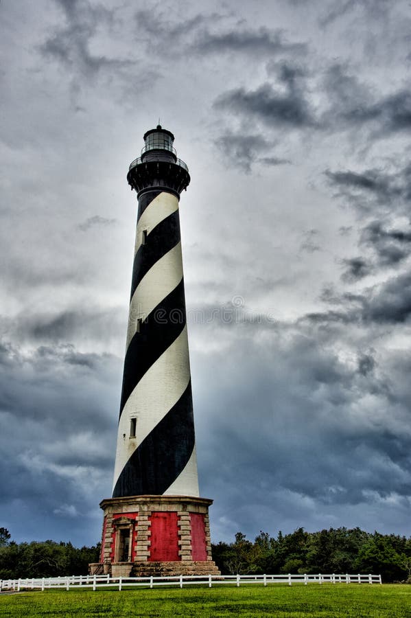 Cape Hatteras Lighthouse stock photo. Image of land, banks - 27070