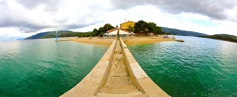 Cape island stock photo. Image of path, panoramic, style - 16351544