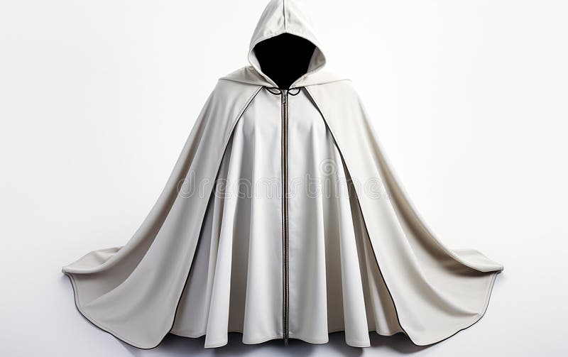 Cape Jacket Unveiled on a See-through Background Stock Illustration ...