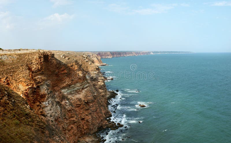 Cape Kaliakra stock photo. Image of seasonal, ocean, room - 10910804
