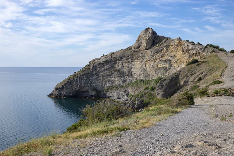 Cape Kapchik, Black Sea. Crimea Stock Photo - Image of mountain, resort ...