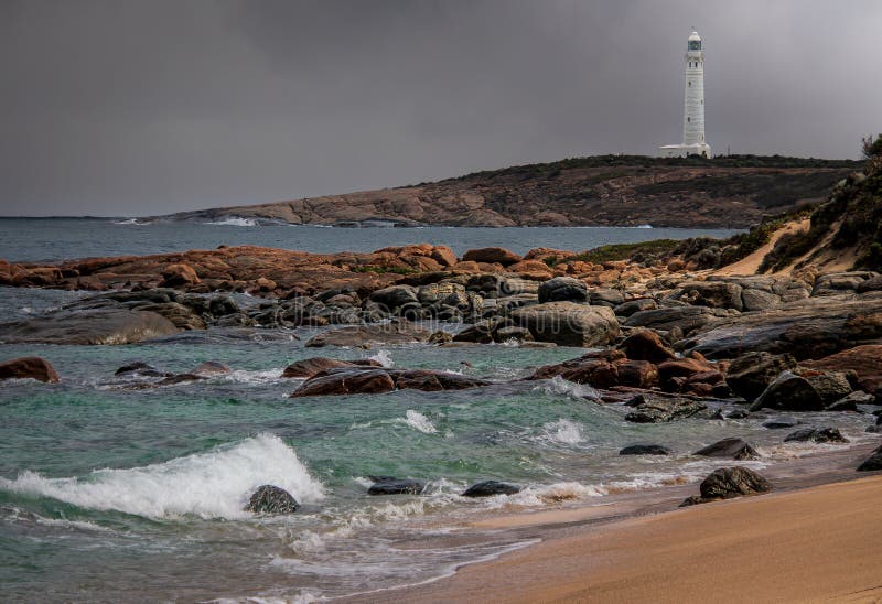 20250-003-15 Dark Skies Over Cape Leeuwin Lighthouse-8 Stock Image ...