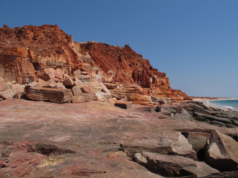 Cape Leveque, Western Australia Stock Photo - Image of road, orange ...