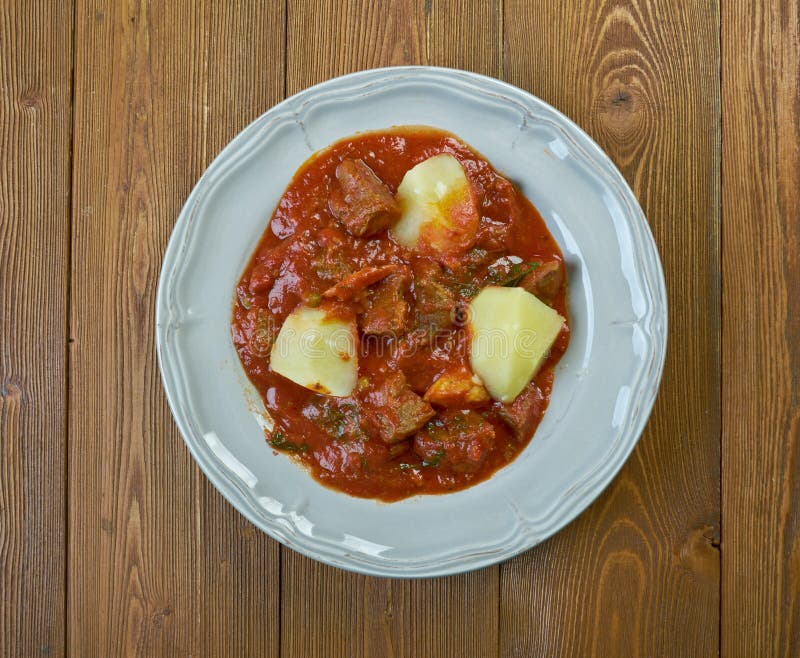 Cape Malay mutton stew stock photo. Image of stew, mutton - 85602658