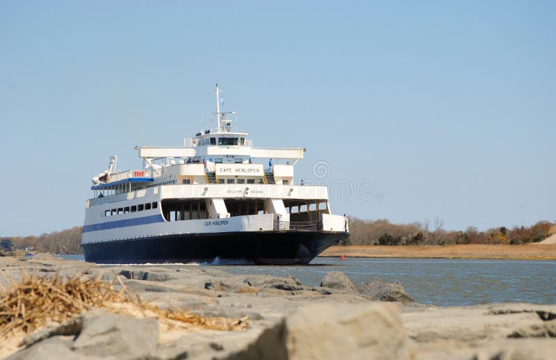 Cape may ferry editorial stock photo. Image of ship, departing - 53852953