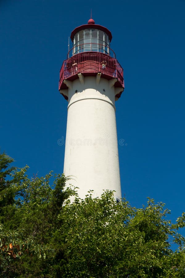 Cape May Lighthouse stock image. Image of cape, lighthouse - 81667357