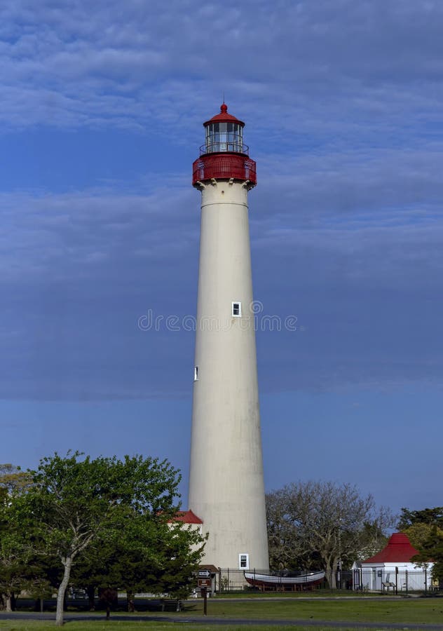 Cape May, NJ, Lighthouse Daytime Spring Stock Image - Image of birds ...