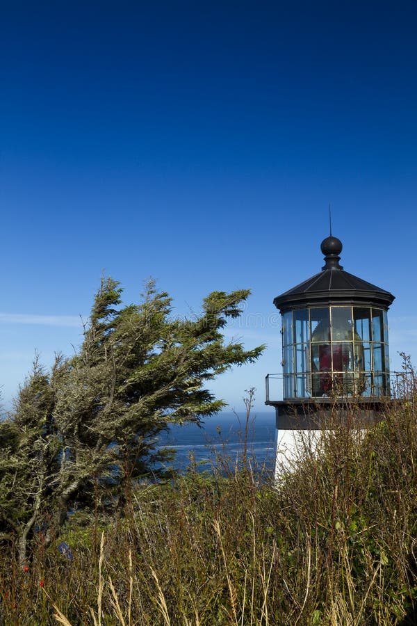 Cape Meares Lighthouse stock image. Image of guide, light - 21613817