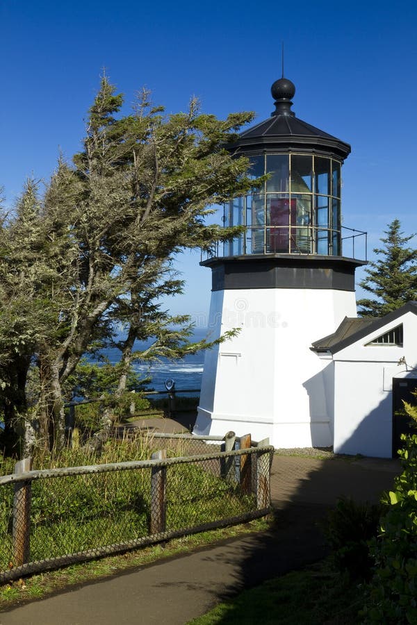 Cape Meares Lighthouse stock photo. Image of cape, pacific - 21613840