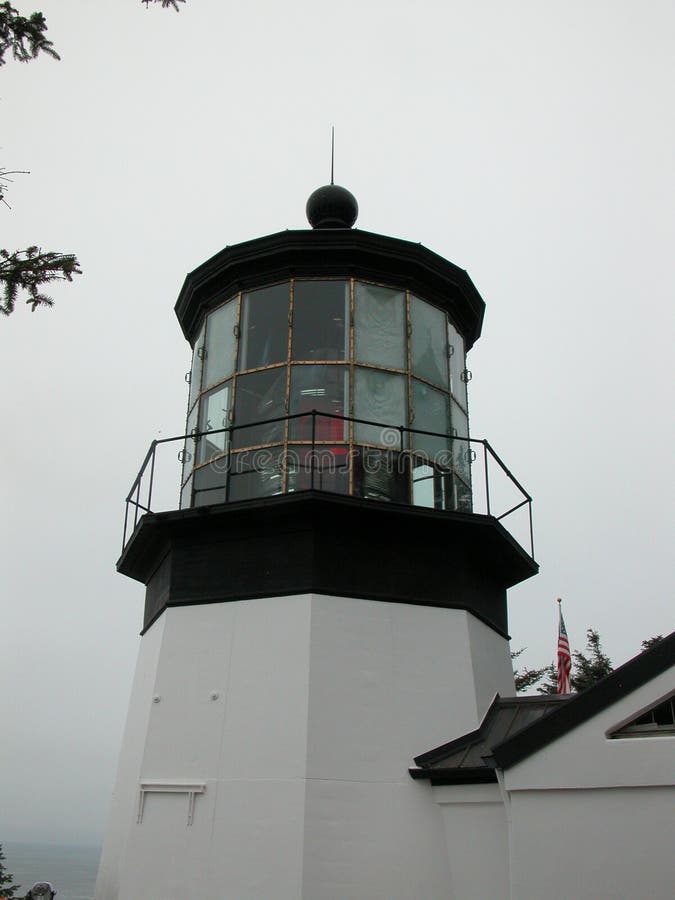 Cape Meares Lighthouse stock image. Image of historical - 45132323