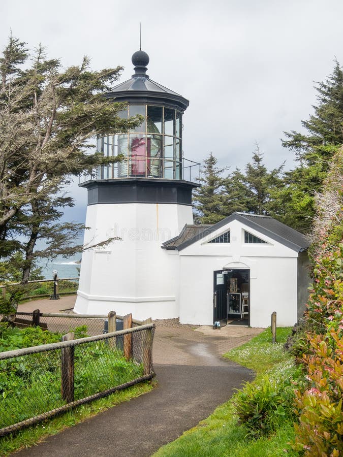 Cape Meares Lighthouse stock photo. Image of color, beacon - 40754196