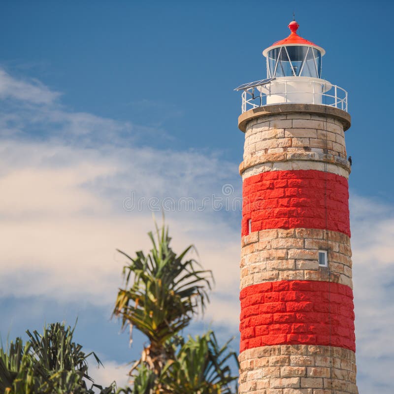 Cape Moreton Lighthouse on the North Part of Moreton Island. Stock ...
