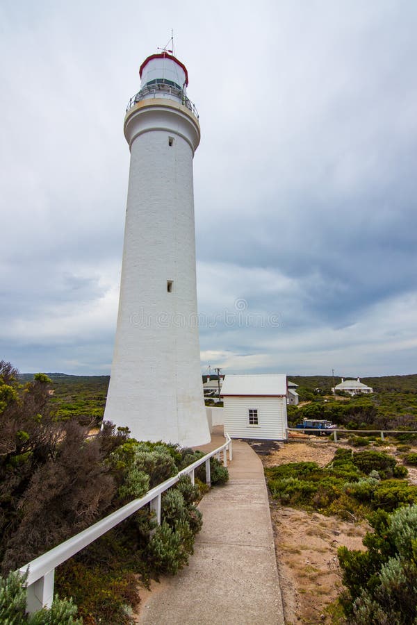 Cape Nelson Lighthouse stock image. Image of ocean, lighthouse - 78471437