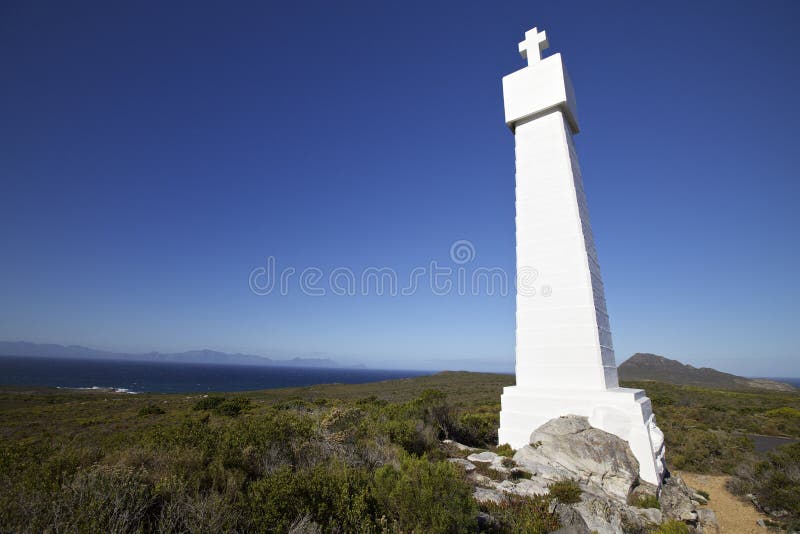 Cape Point Cross, Gama and Dias Honoured Stock Image - Image of tourism ...