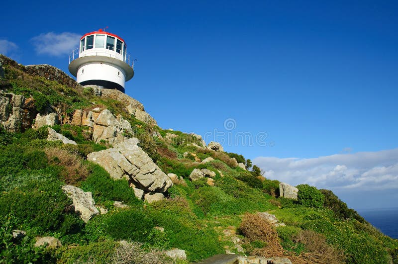 Cape Point Lighthouse - South Africa Stock Image - Image of lamp, light ...