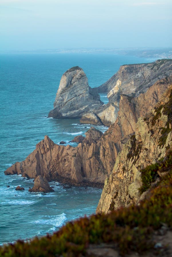 Cape Roca stock image. Image of lighthouse, cliff, atlantic - 28102087