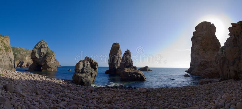 Cape Roca beach stock photo. Image of cabo, water, cape - 21340976