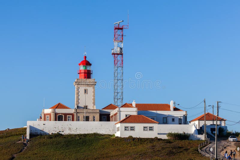 The Cape Roca lighthouse editorial photography. Image of west - 106862842