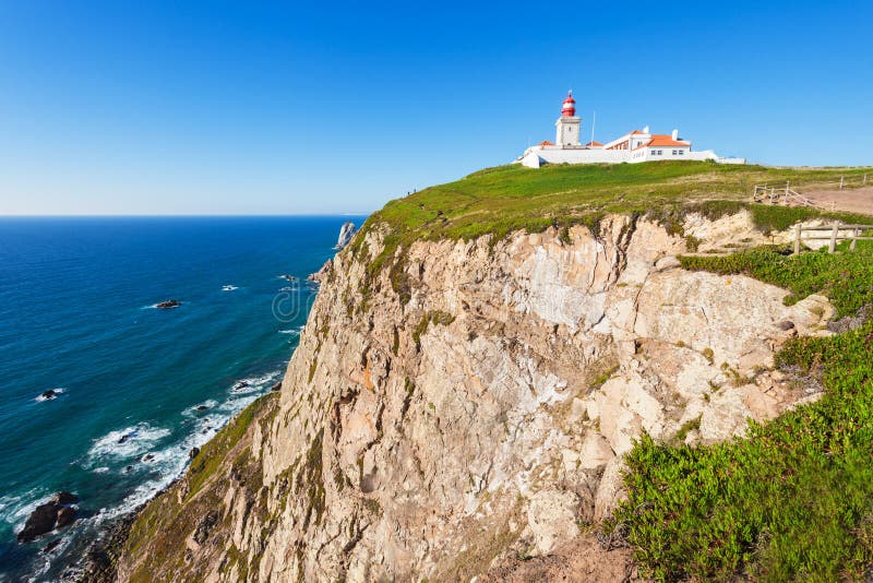 Cape Roca, Portugal stock image. Image of nature, blue - 50520985