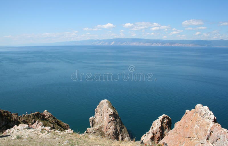 Cape Three Brothers. Olkhon Island. Stock Photo - Image of calm, clear ...