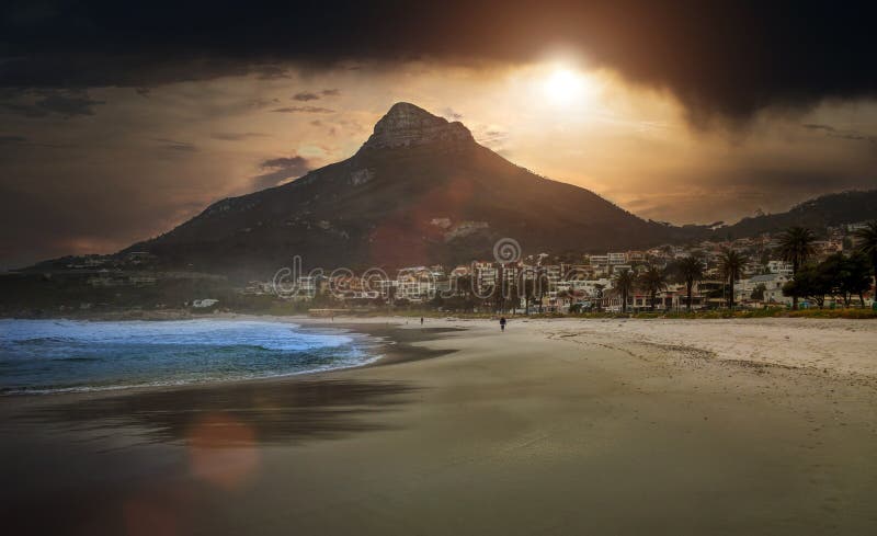 Cape town stock image. Image of holiday, atlantic, mountain - 254088799