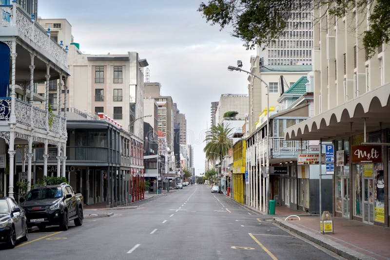 Cape Town, South Africa - 6 April 2020 : Empty Streets in Cape Town ...