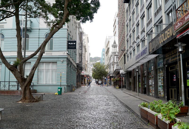 Cape Town, South Africa - 16 April 2020 : Empty Streets of Cape Town ...