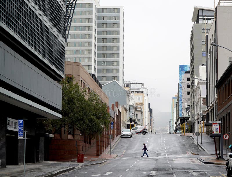 Cape Town, South Africa - 16 April 2020 : Empty Streets of Cape Town ...
