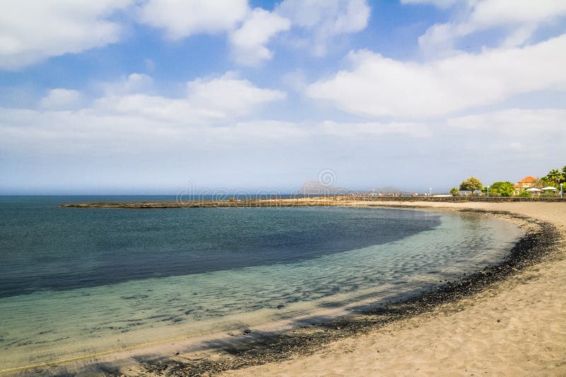 Cape Verde Beach stock photo. Image of side, nice, verde - 188260952